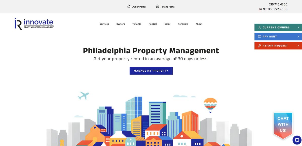 Philadelphia Property Management | Innovate Realty & Property Management